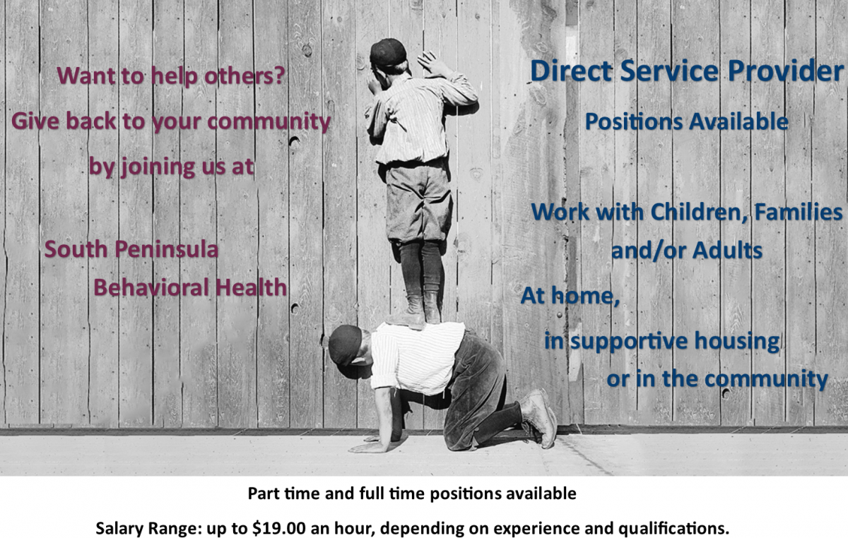 Direct Service Professional (DSP)/Multiple Positions Available (Casual ...